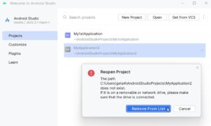 Example of how to delete the project – Fun e-Programming