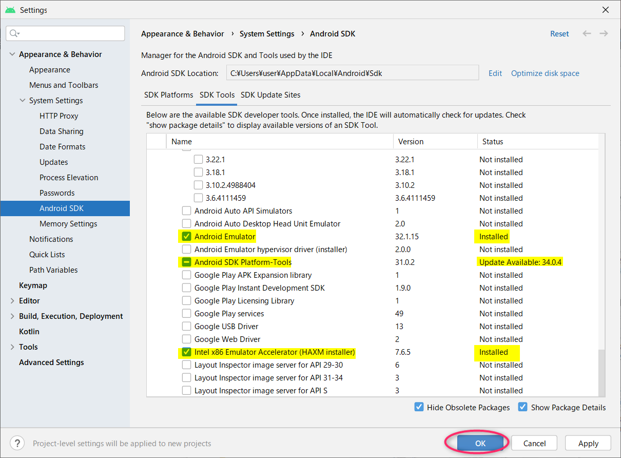Add missing SDK Tools – Fun e-Programming